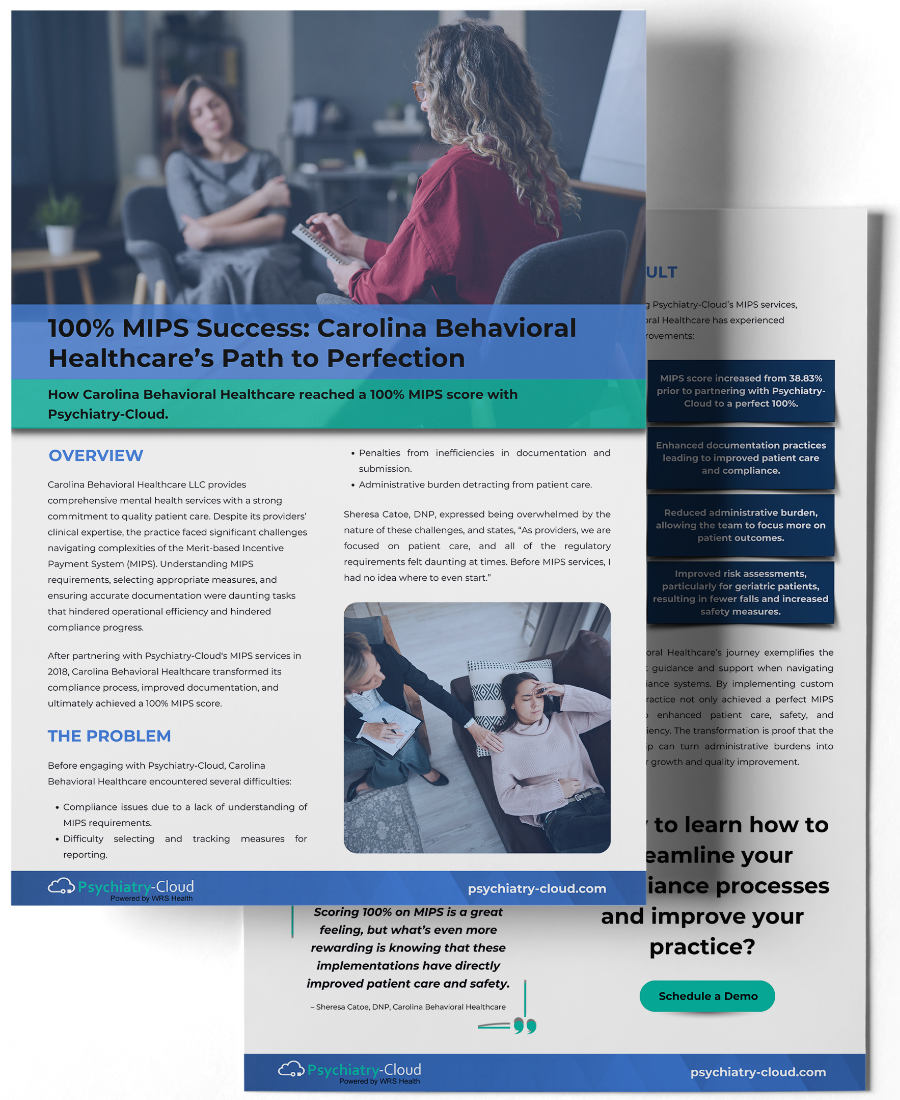 Perfect MIPS for Behavioral Health Practice | Psychiatry-Cloud